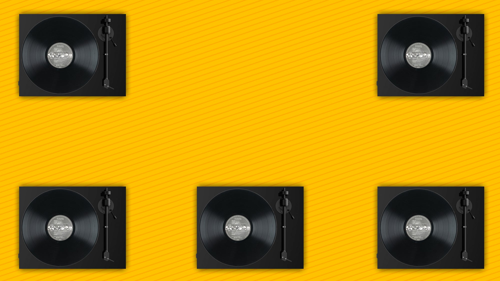 Save 30% on E1 Black Turntables